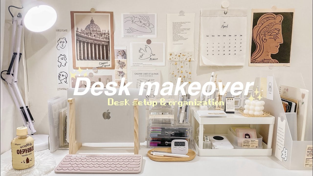 7 Desk Transformation Tips-Becomes New Again