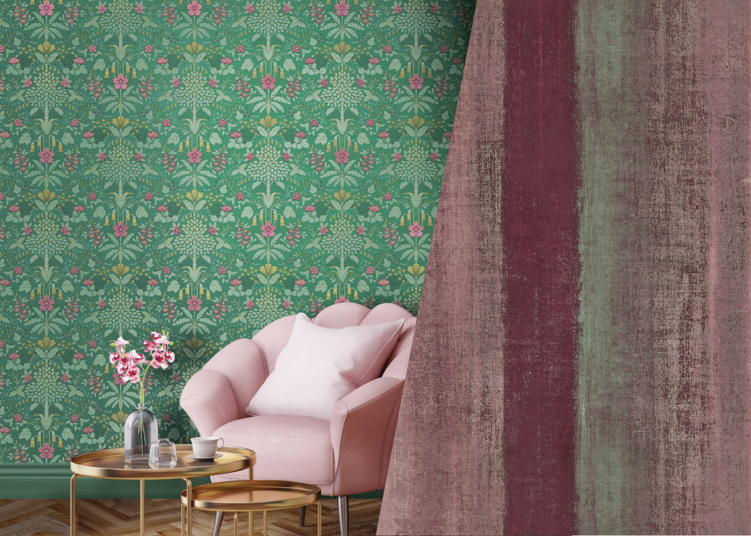 Trendy Wall Design Ideas: Mix and Match Your Wallpaper!