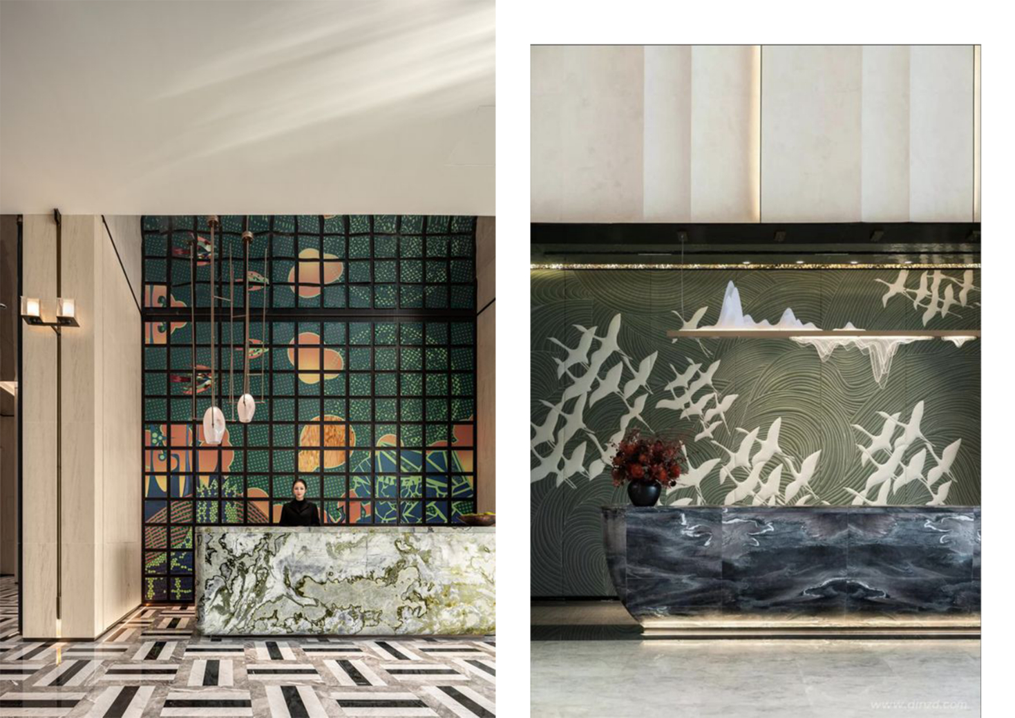 Wallpaper Designs for a Memorable Lobby Experience
