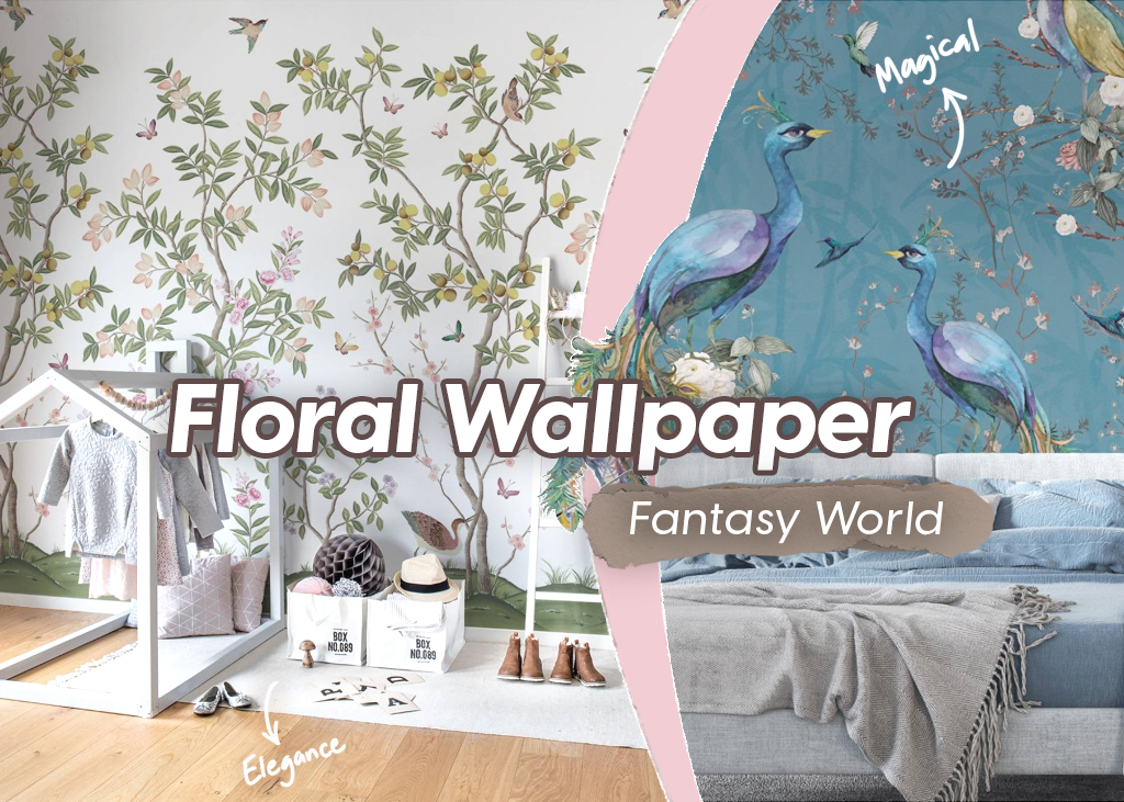 5 Floral Interior Design Ideas to Realize Your Fantasy World